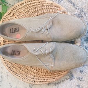 J.D. Fisk | Shoes | Jd Fisk Laced Suede Oxford Shoes | Poshmark